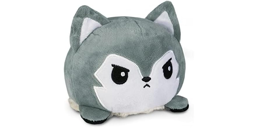 TeeTurtle Reversible Wolf Plushie