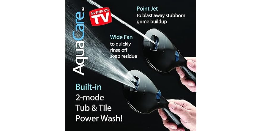 AquaCare Shower Head Combo w/ Germ Shield