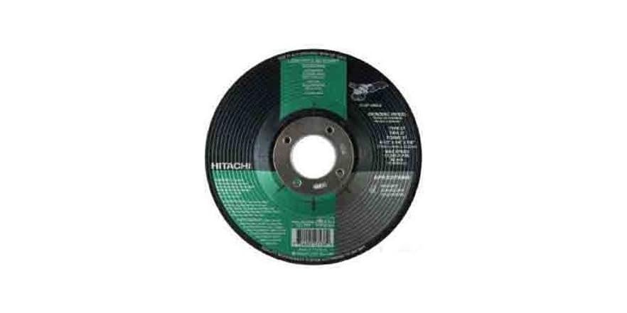Hitachi 10PC 80 Grit 4" Flap Disc & 5/8" Arbor
