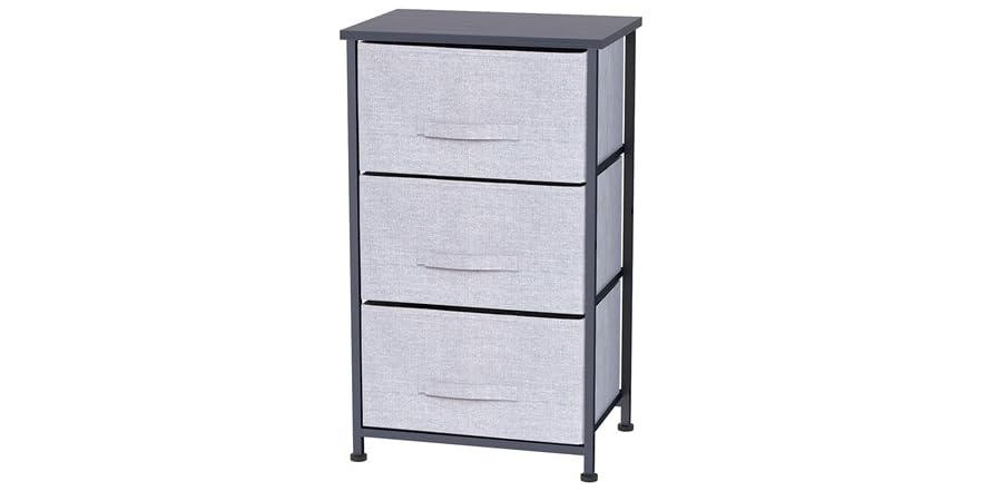 3 Drawer Storage Organizer, Grey