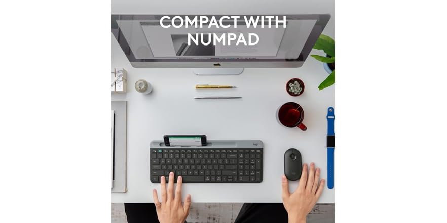 Logitech K585 Multi-Device Slim Wireless Keyboard (Open Box)