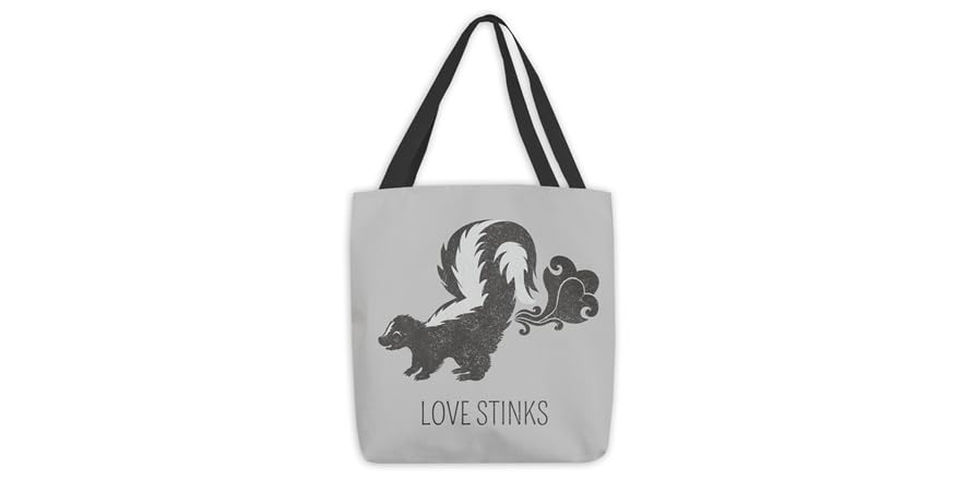 Love Is Stinky Large Tote Bag