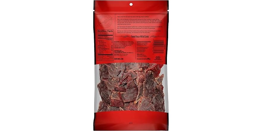 Jack Link's Beef Jerky, Original, 1/2 Pounder Bag