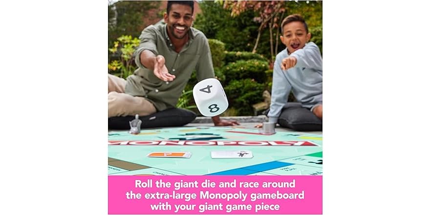 Spin Master Games Monopoly Board Game Giant Edition