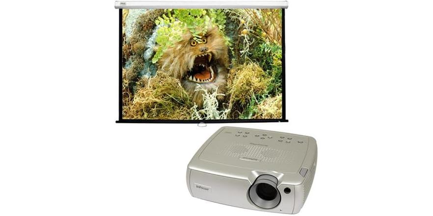 InFocus SP5000 HD-Ready LCD Home Theater Projector with 76” Screen