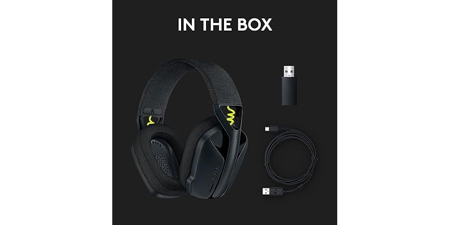 Logitech G435 LIGHTSPEED Wireless Bluetooth Gaming Headset (Open Box)