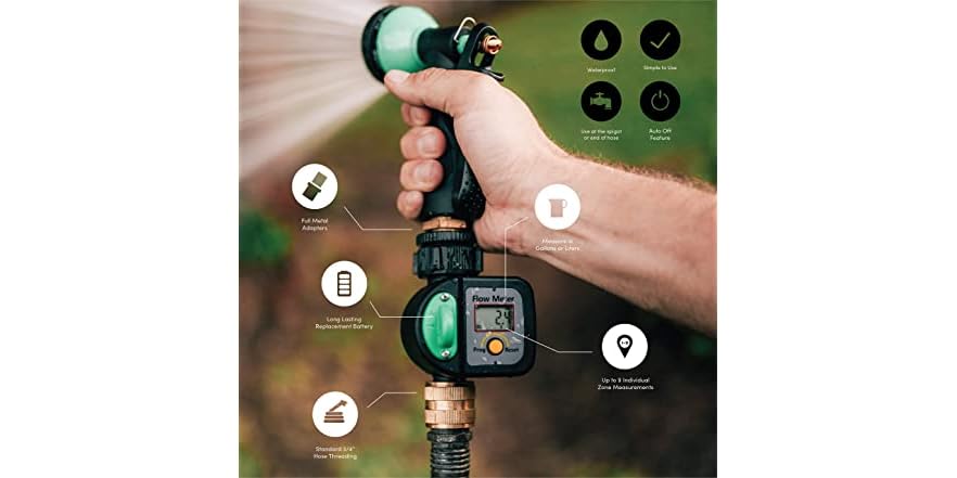 Garden Hose Water Meter