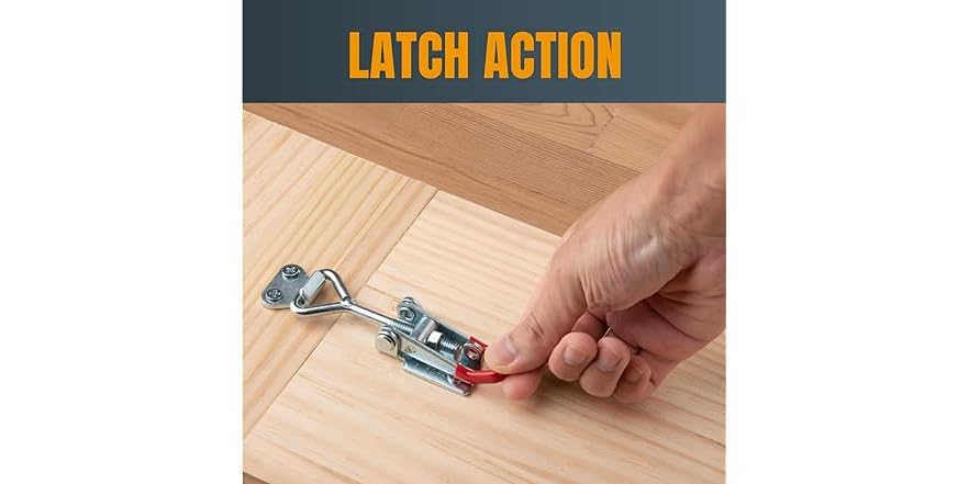 POWERTEC 16PK Toggle Clamp, Adjustable Latch