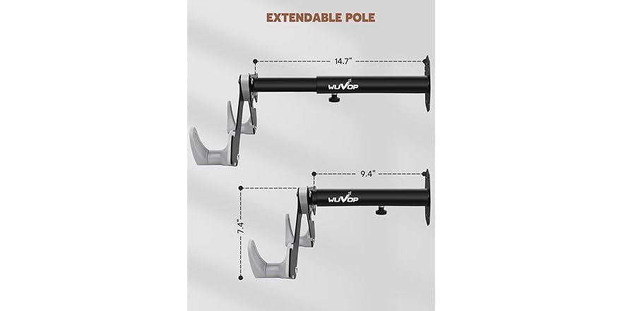 WUVOP Horizontal Bike Wall Mount