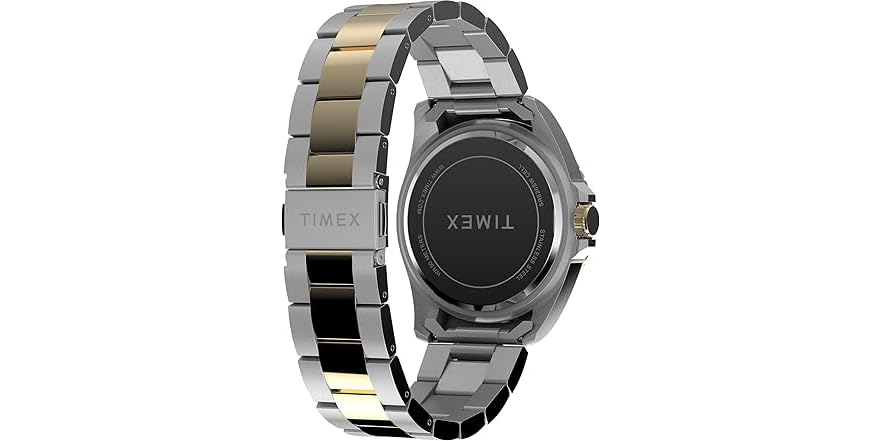 Timex Two-Tone Blue Dial Dress Watch