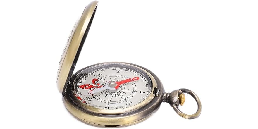 BORDSTRACT 2 Pk Vintage Flip Compass