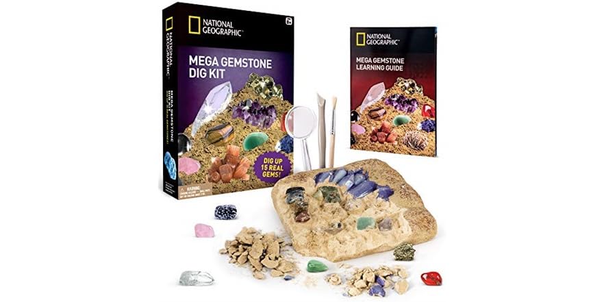 NATIONAL GEOGRAPHIC Mega Gemstone Dig Kit