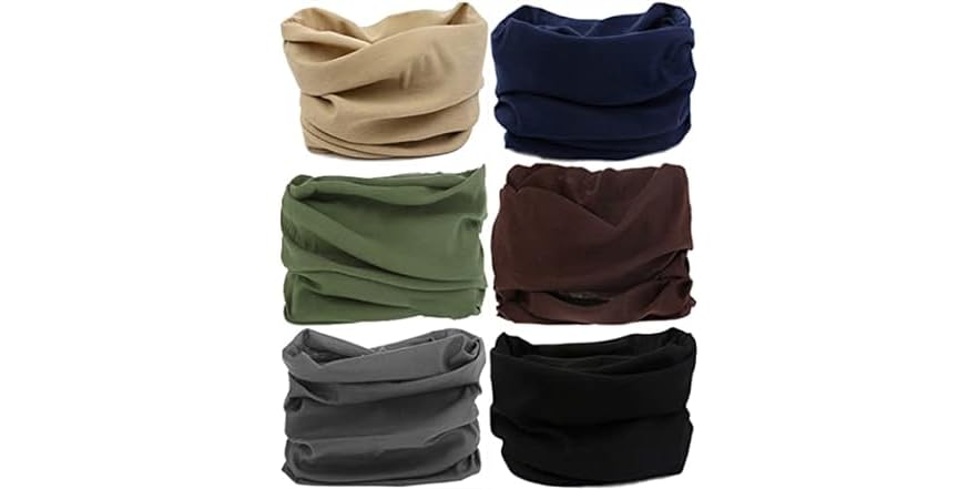 6 PC Multi-purpose Stretchable Headwear