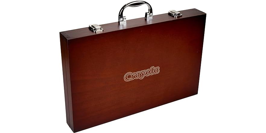 Crayola Wooden Art Set, 80+ Pcs