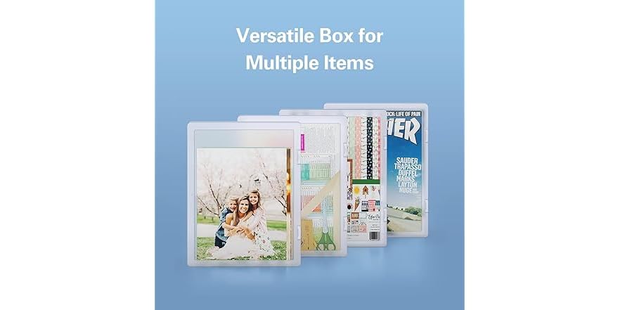 4 Pack 12x12 Paper Storage Box