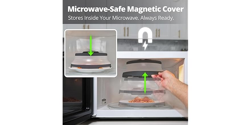 Hover Cover Collapsible Magnetic Splatter Cover