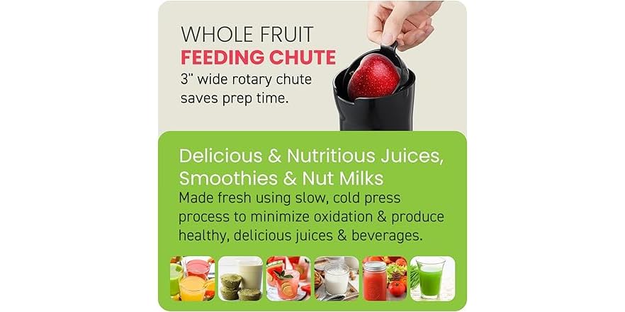 Elite Gourmet Whole Fruit Juicer