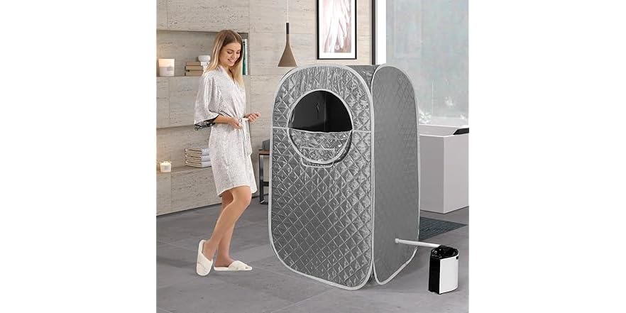 Portable Steam Sauna Box, 35" x 35" x 58''