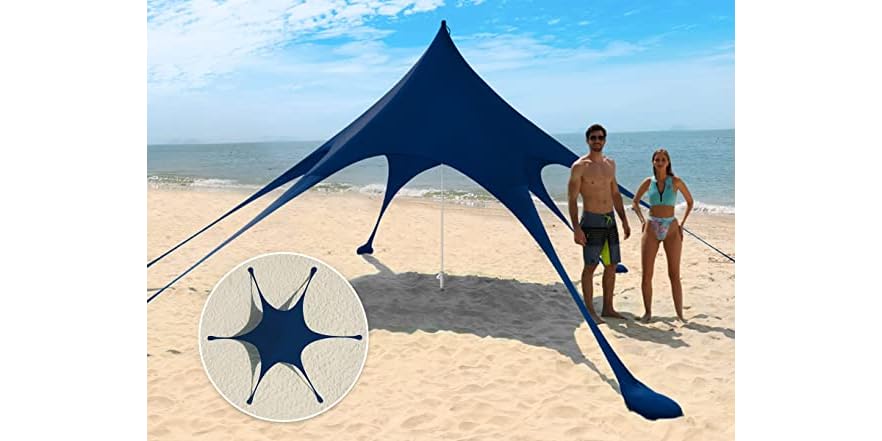 FAYLOCH Beach Tent Canopy Sun Shade