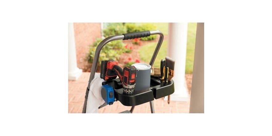 Werner 3-Step Steel Foldable Step Stool