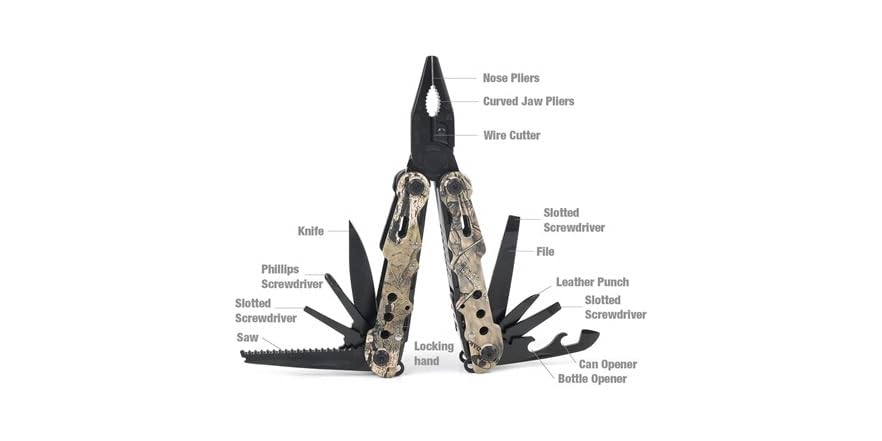 MOSSY OAK Multi-tool 13in1 Multi Function