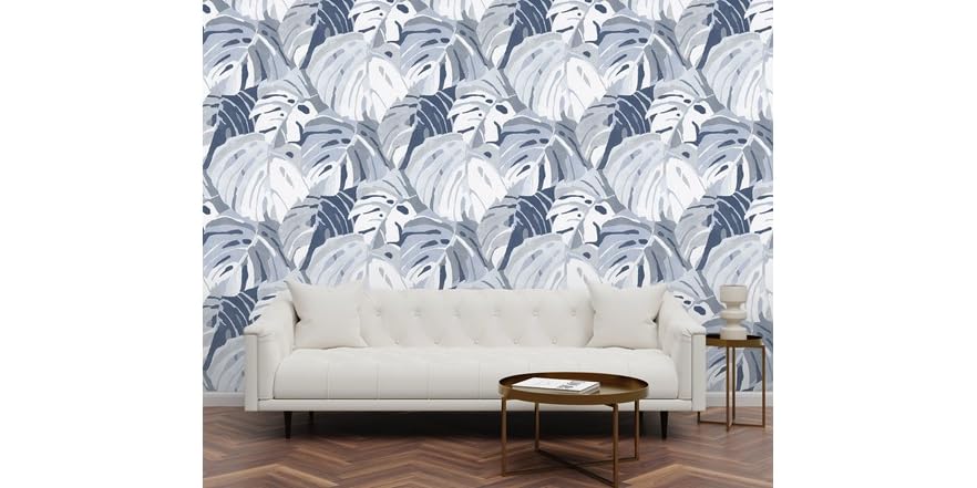 Castaway Ocean Blue Wall Mural