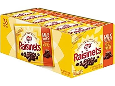 Nestle Raisinets Milk Chocolate, 36ct