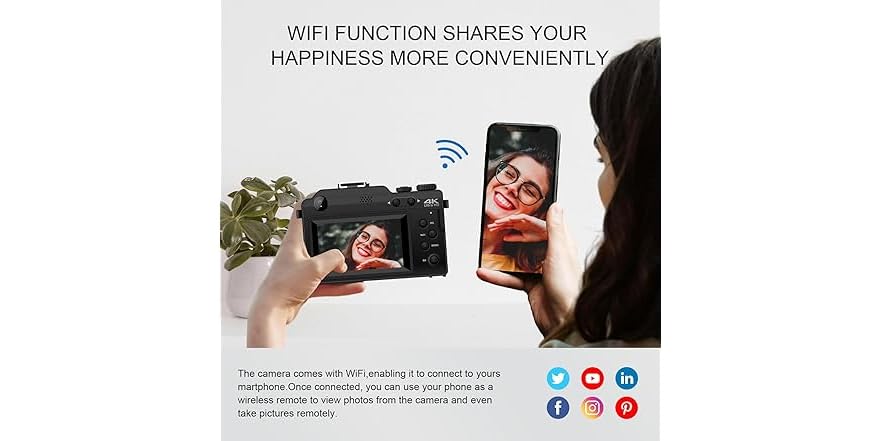 Yatao Digital Camera | 64MP | 64GB SD