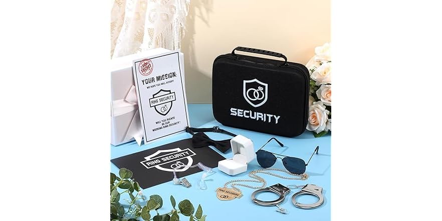 9 Pcs Ring Wedding Security Set