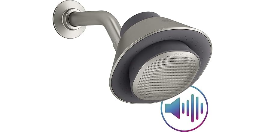 Kohler Moxie® Showerhead/Bluetooth Speaker