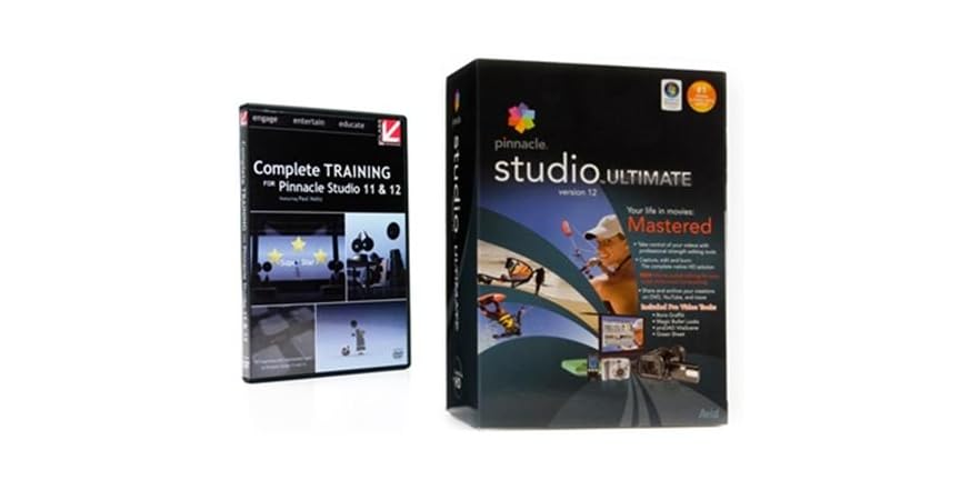 Pinnacle Studio Ultimate Version 12 Software with Complete Training DVD