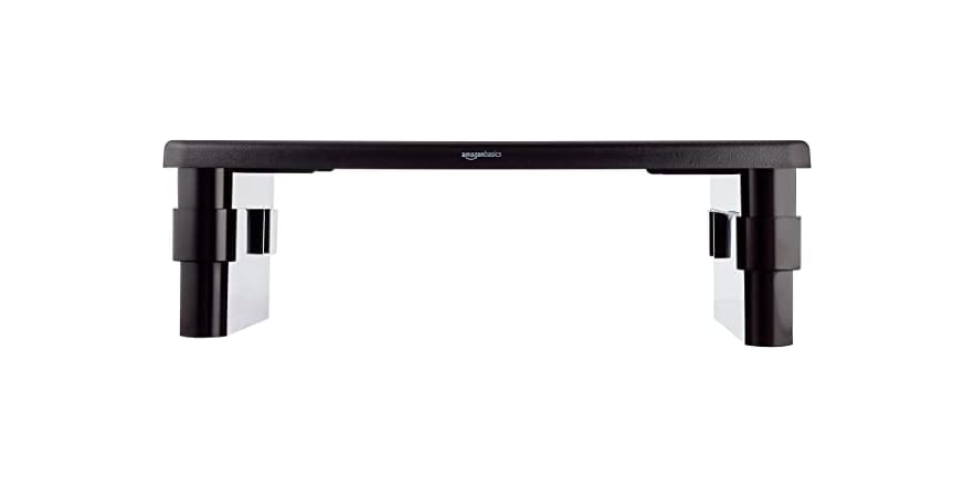 Amazon Basics Adjustable Monitor Riser Desk Stand