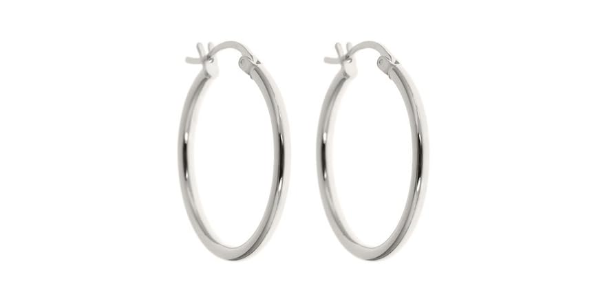 Yeidid Italian 25mm French Lock Hoops