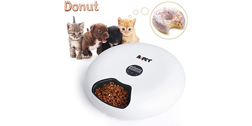 Aipet B082KD3NW8 Automatic Pet Feeder White (Open Box)