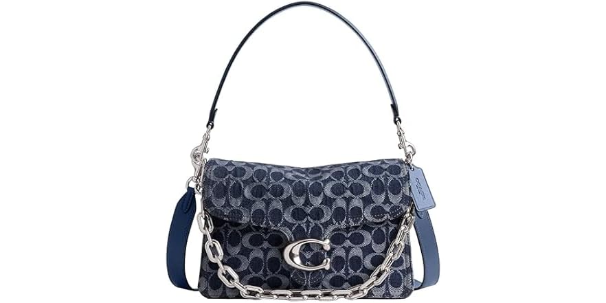 Coach Signature Denim Tabby Shoulder Bag (Open Box)