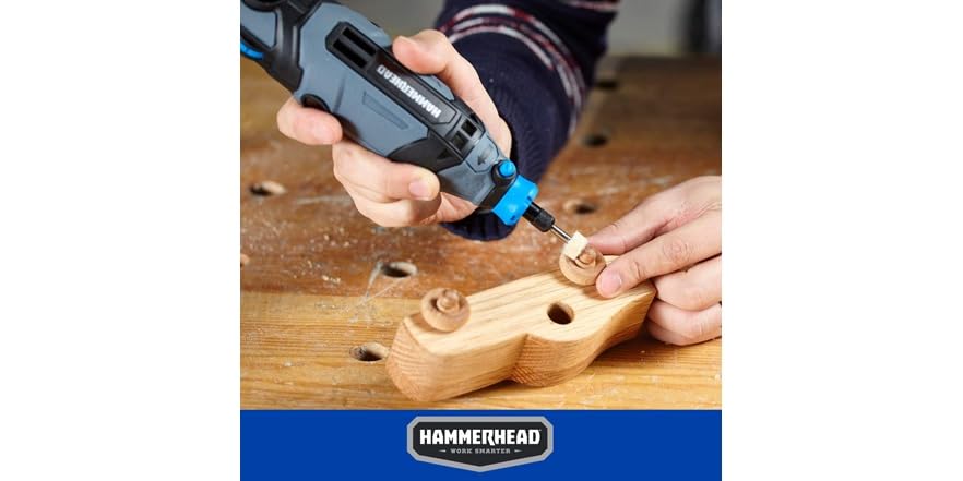 Hammerhead Rotary Tool with 62 Accessories