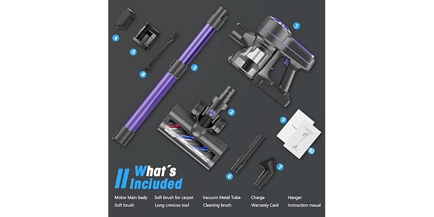 Zoker Vacuum Cordless Vacuum Cleaner