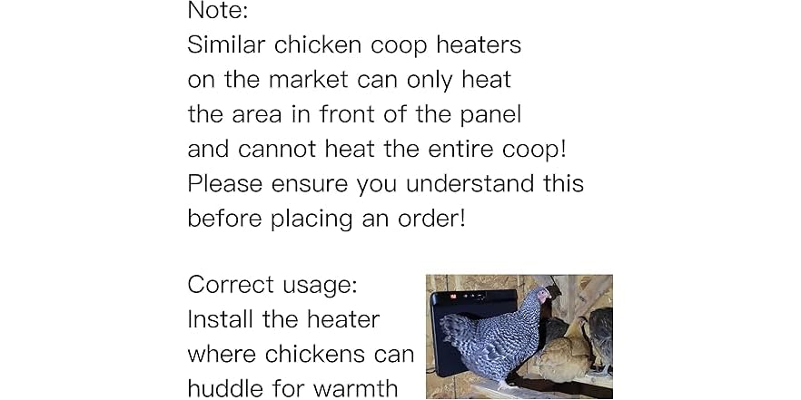 Smart Chicken Coop Heater