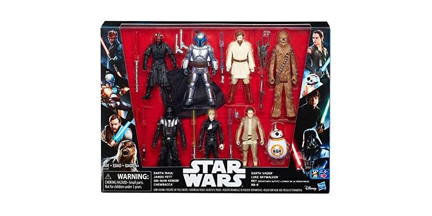 Star Wars Saga Action Figure 8 Pack