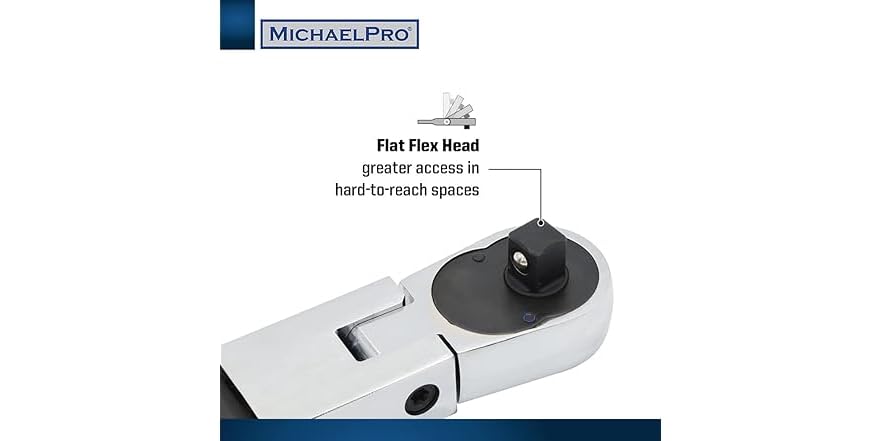 MichaelPro MP001209 1/2" Drive Split Beam Torque Wrench (Open Box)