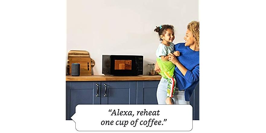 AmazonBasics Alexa-Enabled 700W Microwave