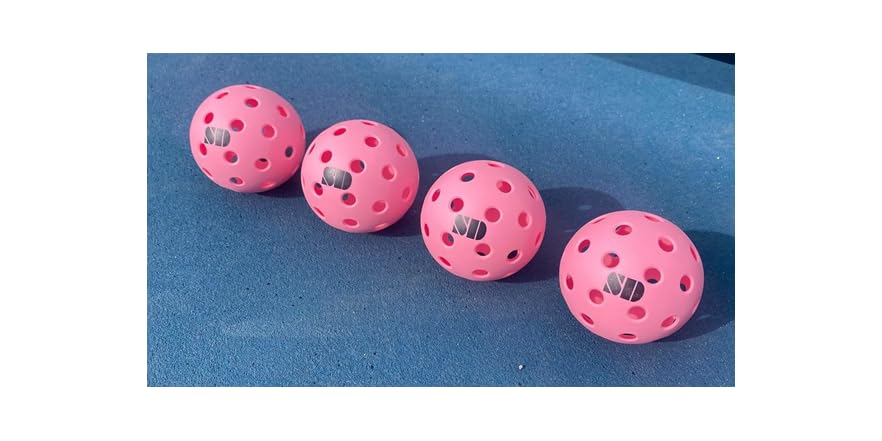 Solaris Drako 12 Pack Outdoor Pink Pickleballs