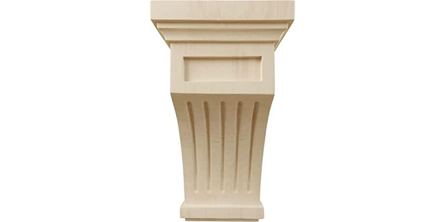 2 Fluted Wood Corbels