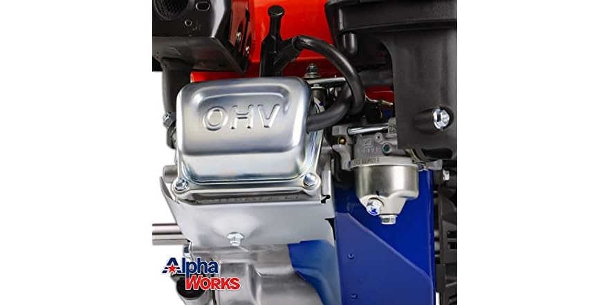 AlphaWorks B08145C1YK AlphaWorks Gas Engine 7HP Moto