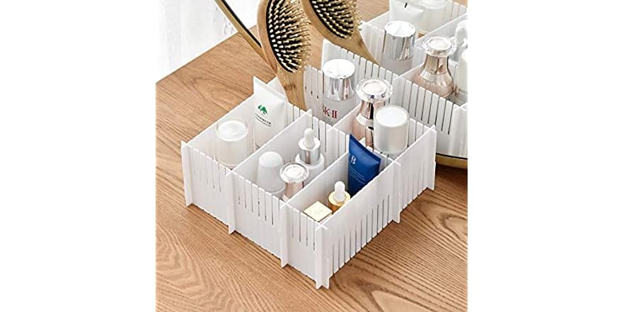 15pcs Adjustable Drawer Dividers