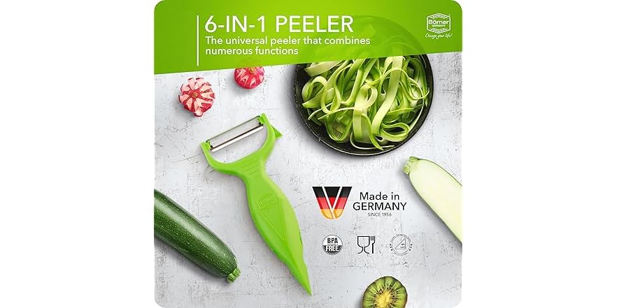 Börner by Reston Lloyd Vegetable Peeler, Garnish Knife
