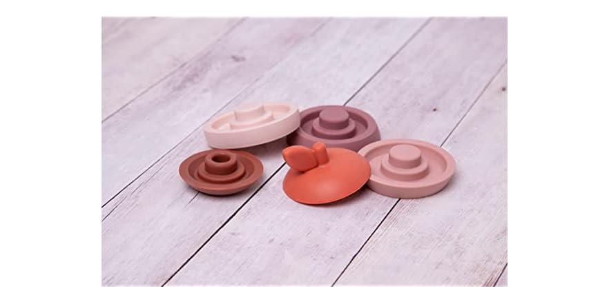 Bizzu Apple Silicone Stacking Toy