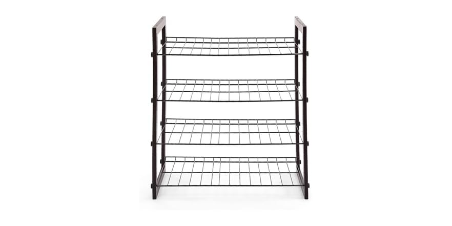 Stackable Wood Shoe Rack