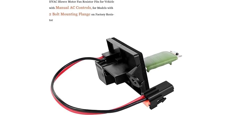 Blower Motor Fan Resistor Replacement