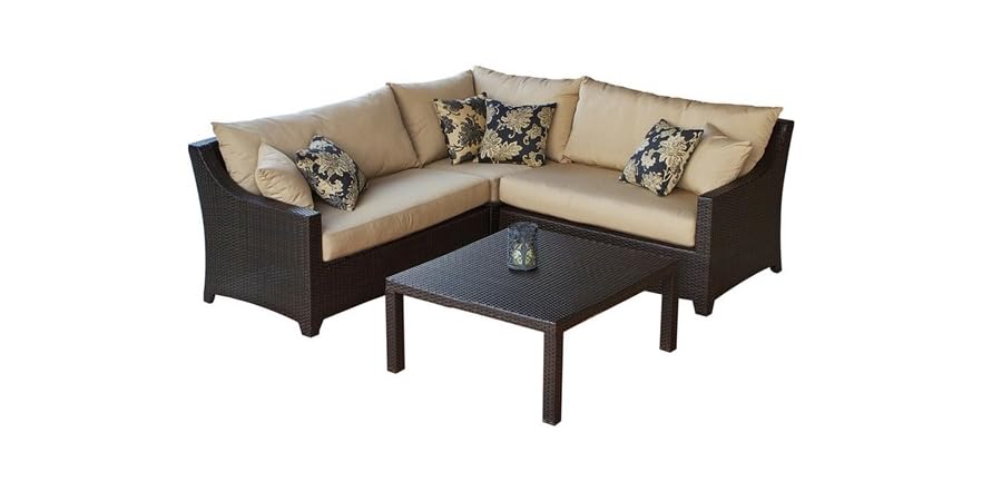 Delano 4-Pc Corner Sectional & Table